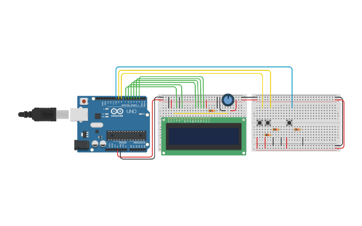 Circuit design Projeto Jogo Arduino - Tinkercad