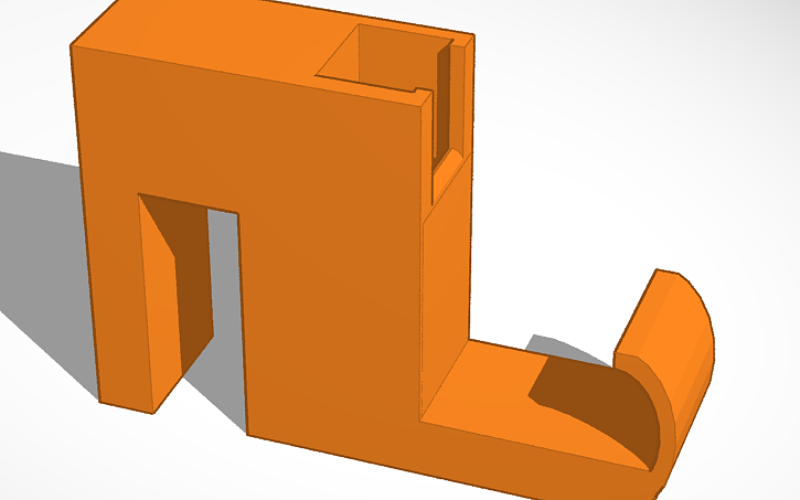 3D design Copy of keyboard clamp - Tinkercad