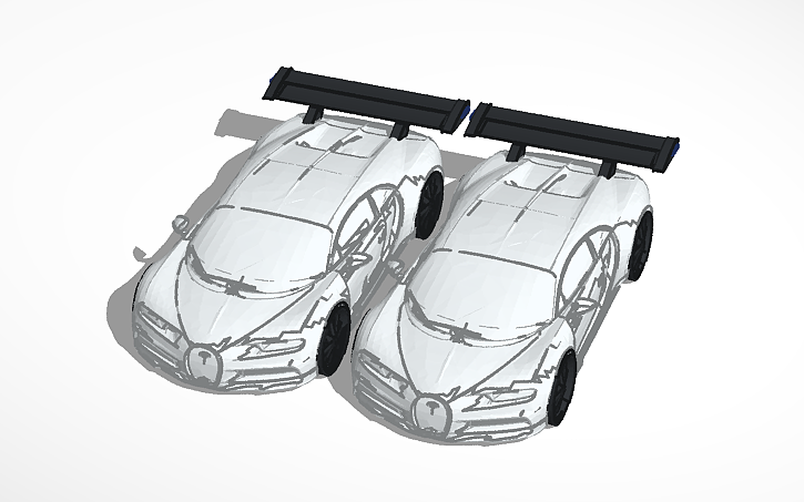 3D design Buggati chiron | Tinkercad
