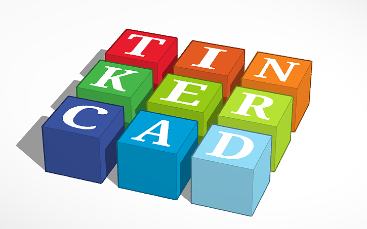 3D design tinkercad logo | Tinkercad
