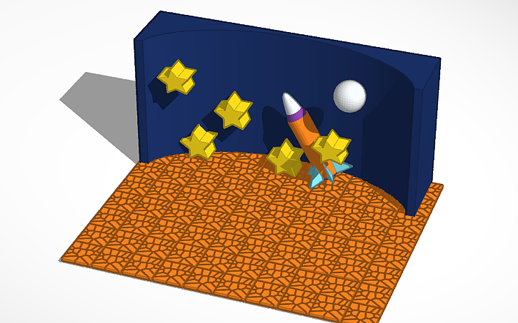 3D design солнечная система - Tinkercad
