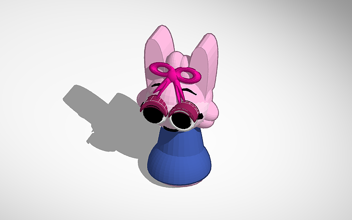 3D design resyled pinki sprunki - Tinkercad