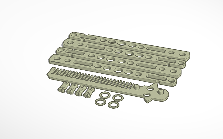 3D design butterfly comb - Tinkercad