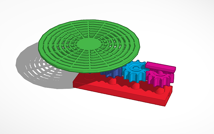 3D design Rotating Platform - Tinkercad