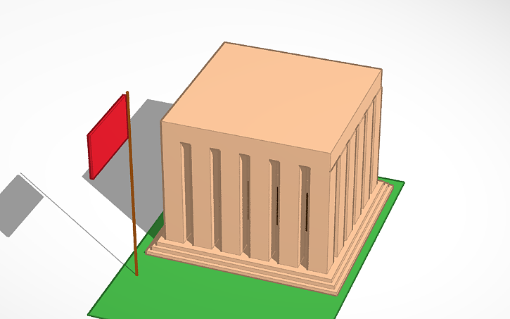 3D design Anıtkabir | Tinkercad