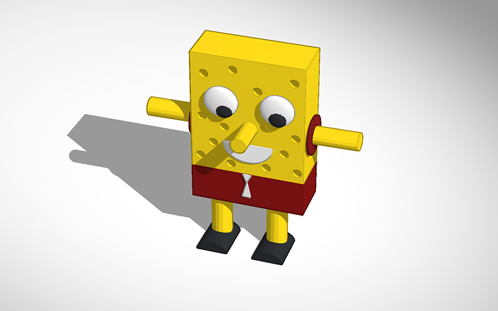 3d Design Spongebob Tinkercad