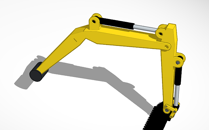 3D design excavator (in progress) | Tinkercad