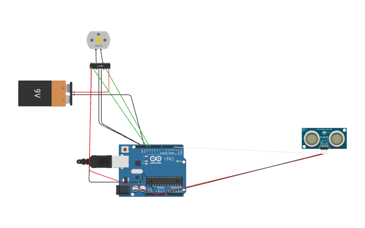Circuit design voltage drop detection - Tinkercad