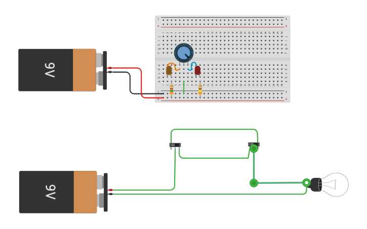 Circuit design Actividad 3 tecnologia | Tinkercad