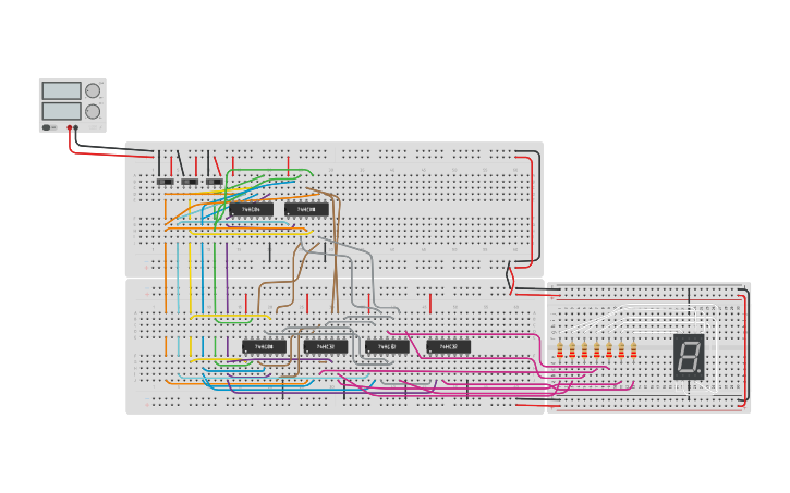 Circuit design DOB Project - Tinkercad