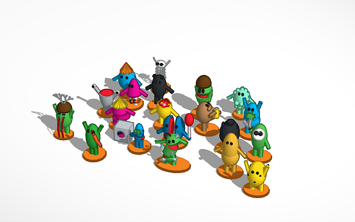 3D design dumb ways to die figure - Tinkercad