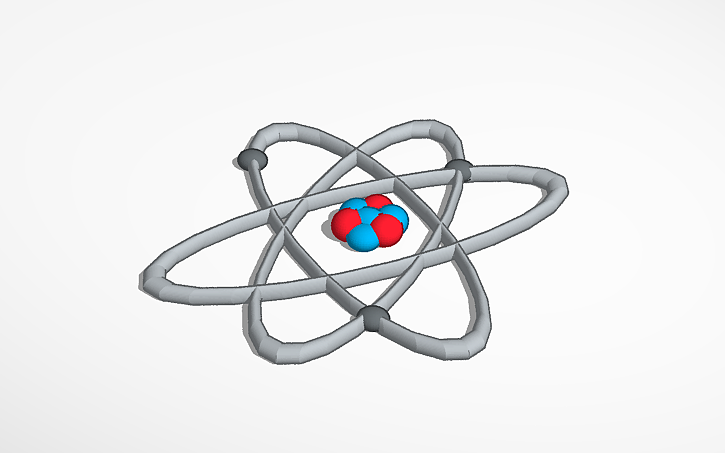 3D design Átomo - Tinkercad
