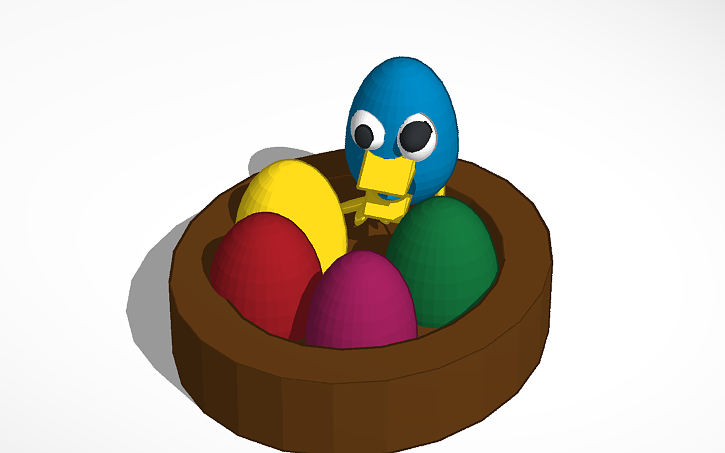 3D design birds - Tinkercad