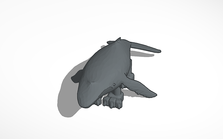 3D design Walking Whale - Tinkercad