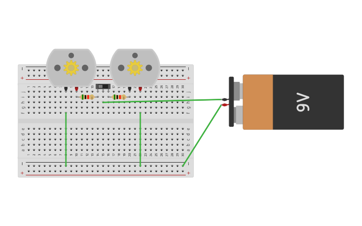 Circuit Design Dc Motor Clockwise And Counter Clockwise Tinkercad