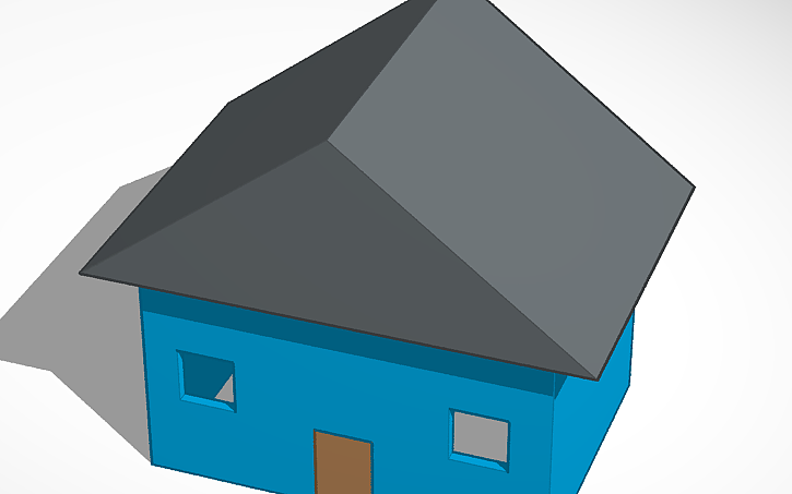 3D design IPad house tutorial - Tinkercad
