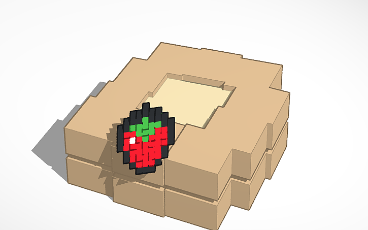 3D design Pixel food collab. | Tinkercad