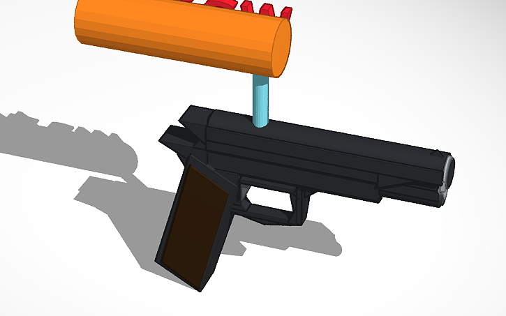 3D design Colt M1911 - Tinkercad