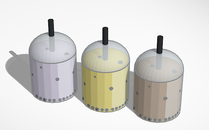 3D design Boba 🧋 - Tinkercad