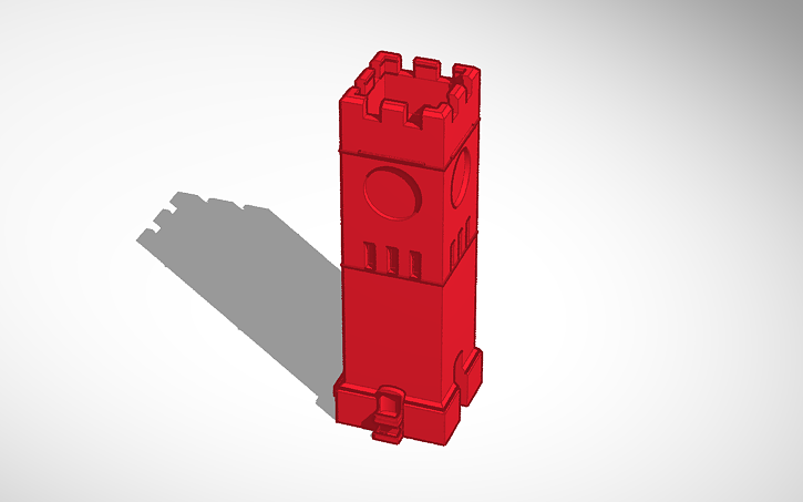 3D design Hudson Clock Tower - Tinkercad