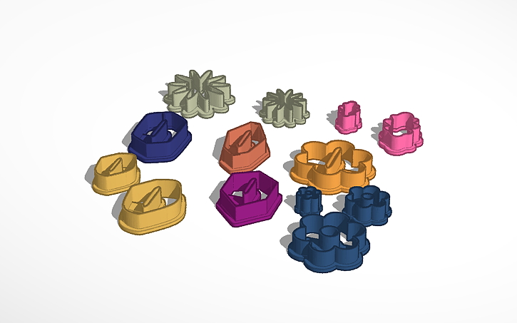 3D design Abstract Clay cutter 1 - Tinkercad