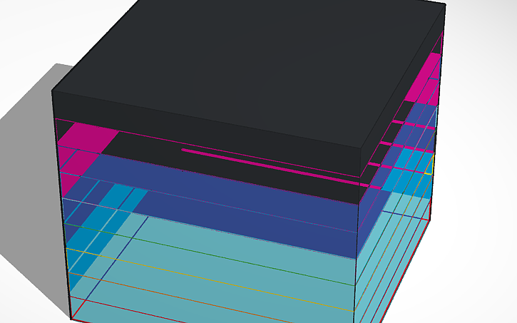 3D design Magic Color Cube - Tinkercad
