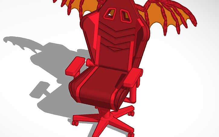 3D design TheUnpredictableGamer Gaming Chair! - Tinkercad
