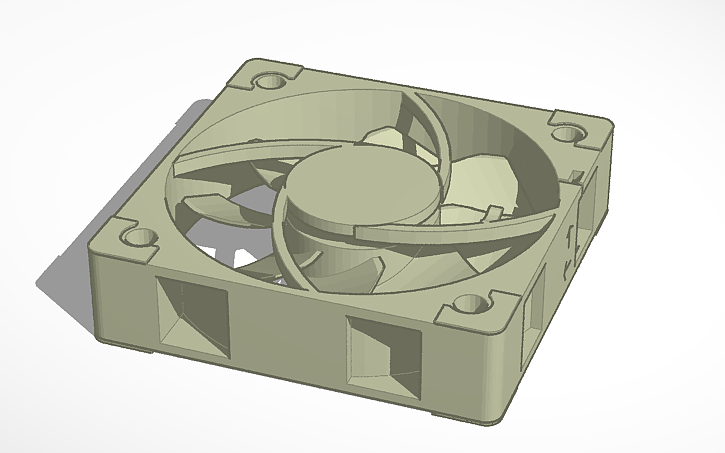 3D design Noctua NF-A4x10 5V (40mm FAN) - Tinkercad