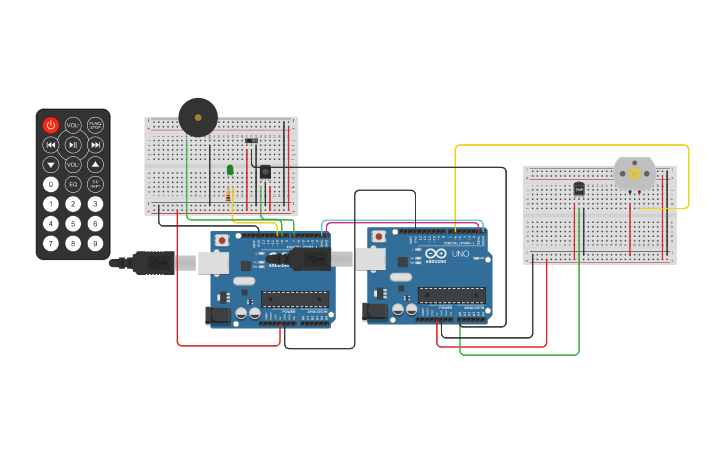 Circuit design Temperature Sensor - Tinkercad