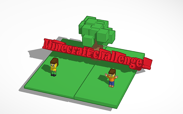 3D design Minecraft challenge!! | Tinkercad