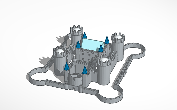 3D design Castle - Tinkercad