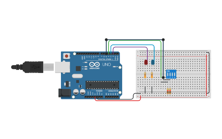 Circuit design Programacion 4 - Tinkercad