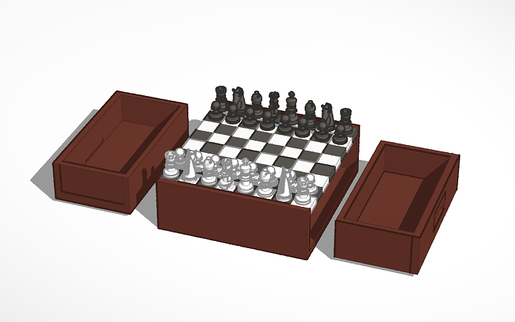 3D design Chess - Tinkercad