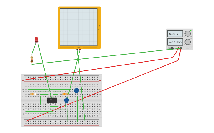 Circuit Design 555 Timer Ic Clock Circuit Tinkercad