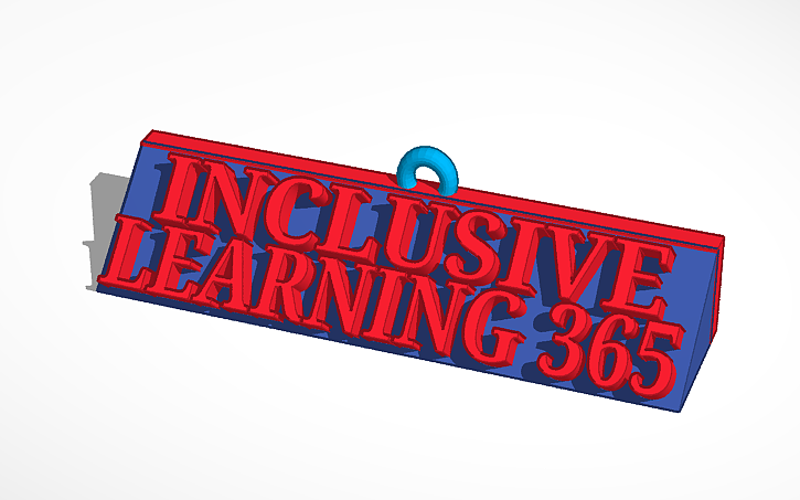 3D design Inclusive Learning 365 Ornament - Tinkercad