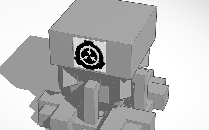 3D design SCP Foundation - Tinkercad