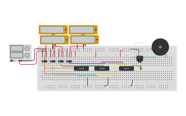 Circuit design Elevador | Tinkercad