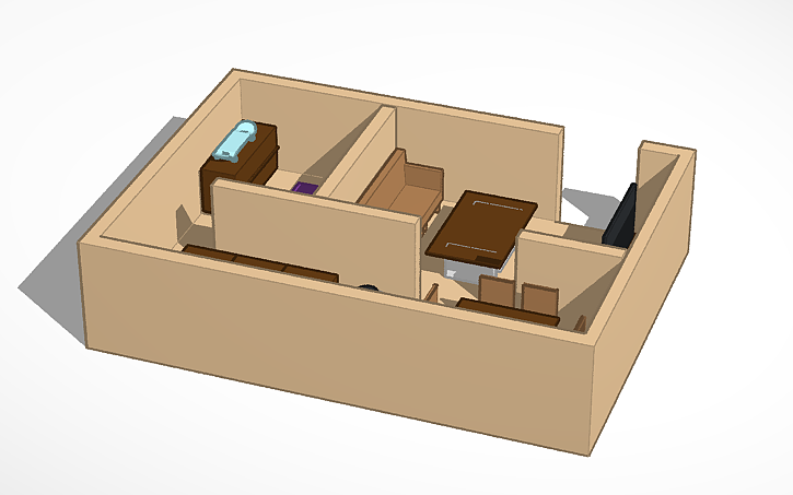 3d Design Floor Plan Tinkercad
