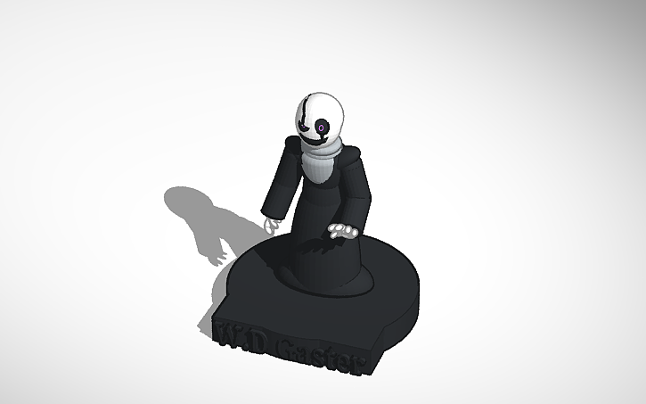 3D design W.D Gaster - Tinkercad
