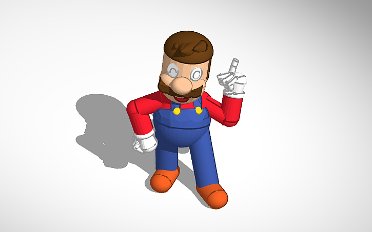 3D design Mario - Tinkercad