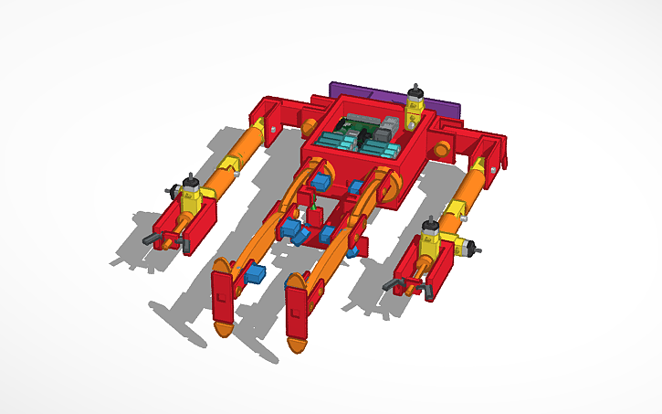 3D design Humanoid-Robot - Tinkercad