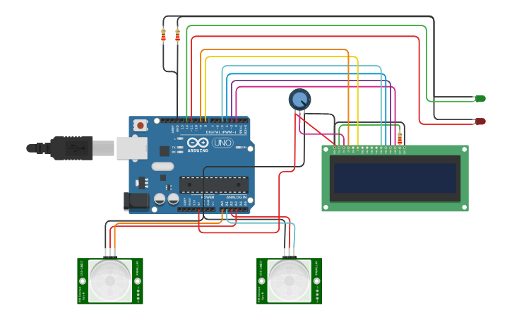 Circuit design Visitor Count - Tinkercad