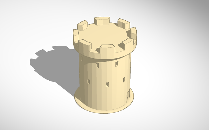 3D design Chess Castle - Tinkercad