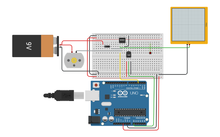 Circuit design 8 Gerald - Tinkercad