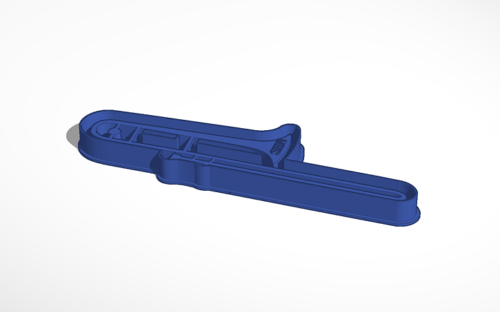3D design Trombone Cookie Cutter - Tinkercad