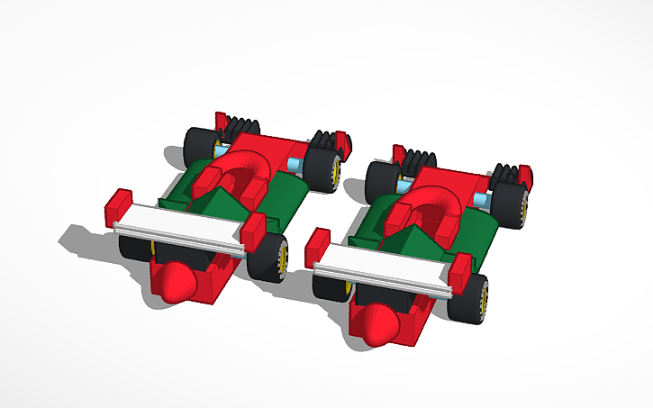 3D design formula 1 car - Tinkercad