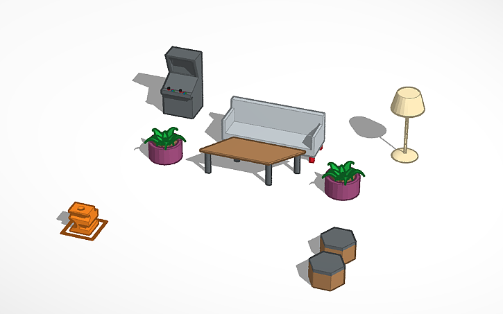 3D design MORDEN HOUSE INTERIOR | Tinkercad