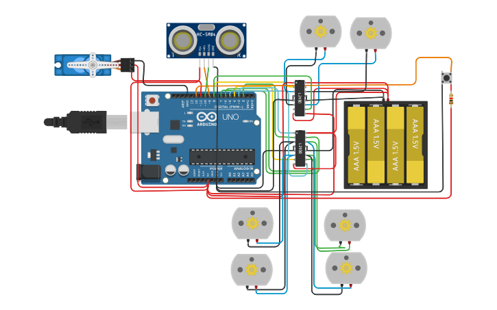 Circuit design Ari Aráuz - Tinkercad