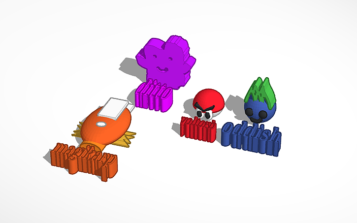 3D design pokemon | Tinkercad