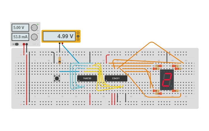 Circuit design test1 - Tinkercad